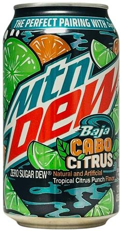 Mountain Dew Baja Cabo Citrus 355mL Can