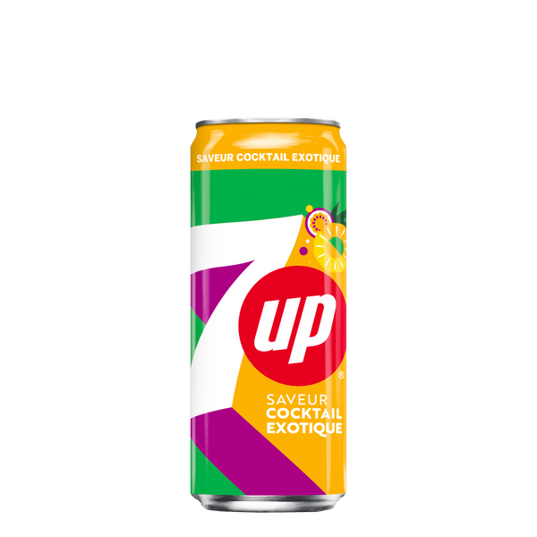 7Up Cocktail Exotique 330ml Can - France
