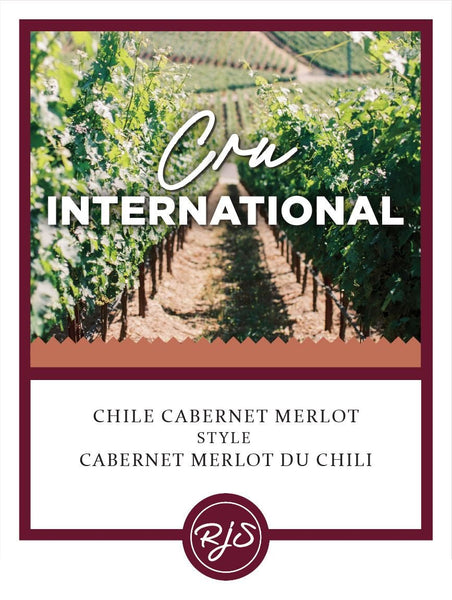 Merlot (Chile) Grand Cru International 30 Pack Wine Labels - HJL Desig