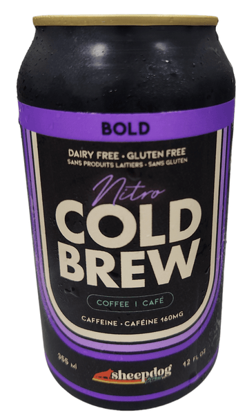 Sheepdog Nitro Cold Brew Coffee 355ml Can - Bold