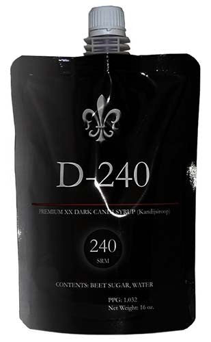 D-240 Extra Dark Candi Syrup 1LB